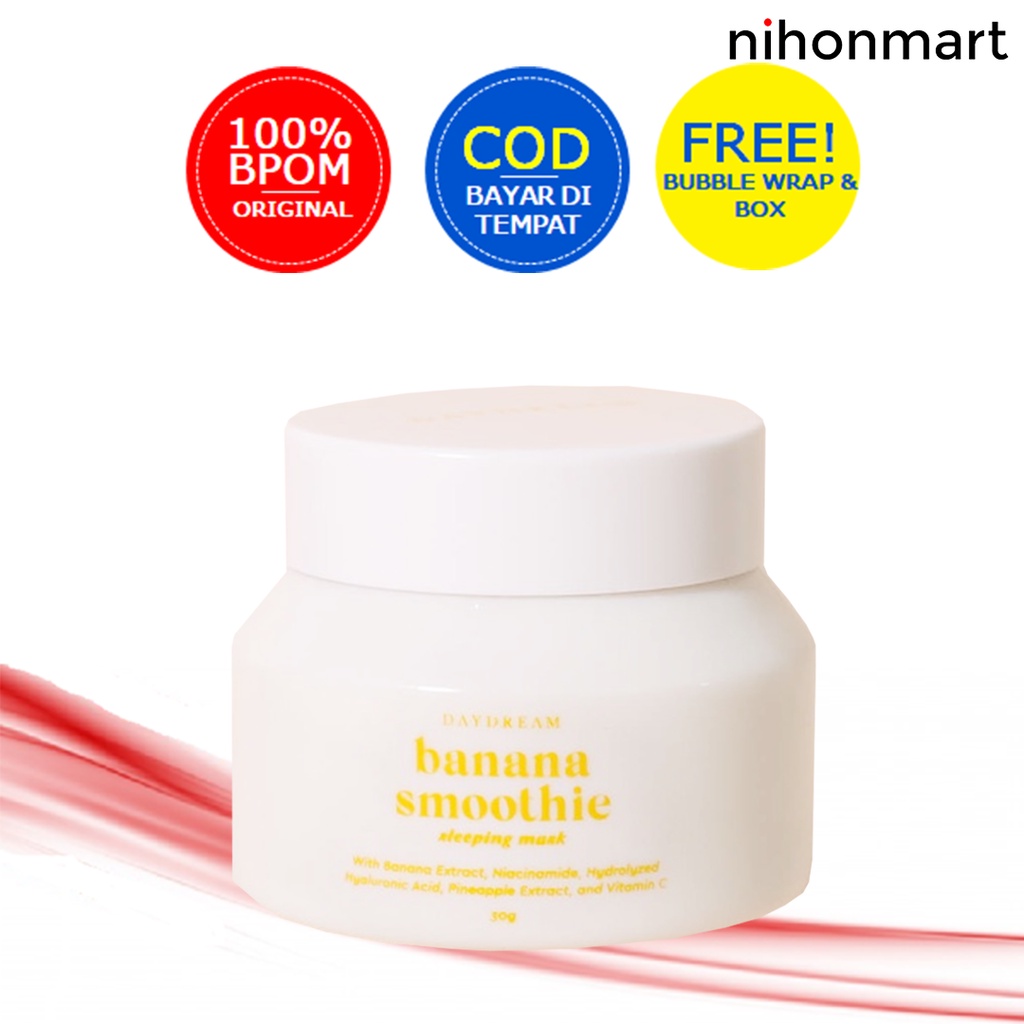 Jual Daydream Banana Smoothie Sleeping Mask 30g | Shopee Indonesia