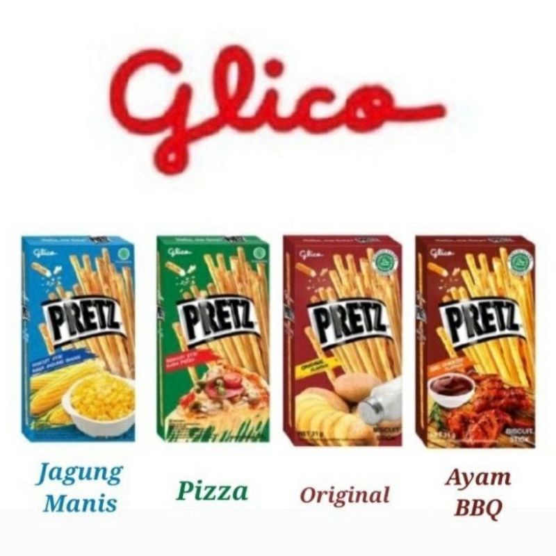 Jual GLICO PRETZ ALL VARIANT 31 gram | Shopee Indonesia