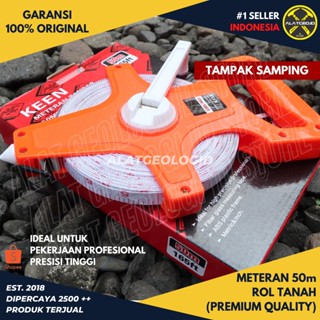 Jual Meteran Roll 50m 50 meter | Ukur Tanah Geologi - Meteran Tancap ...