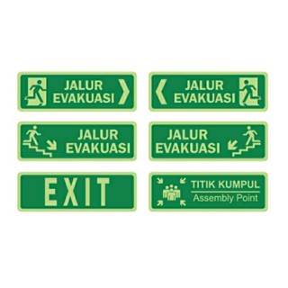 Jual Rambu jalur evakuasi,titik kumpul,EXITCustom | Shopee Indonesia