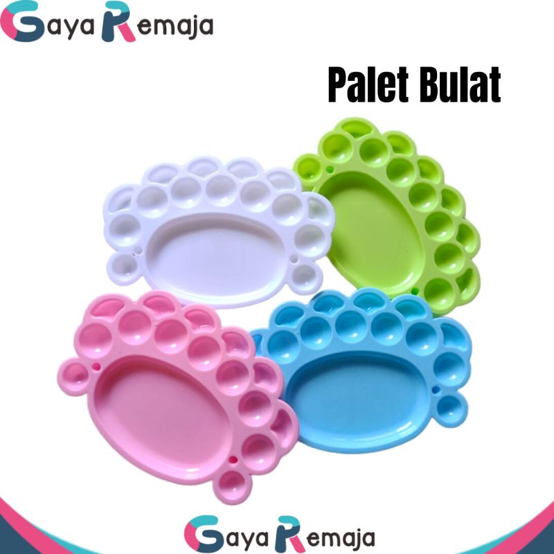 Jual Palet Lukis | Palet Cat Air | Palet Lukis 7 Warna | Tempat Cat ...