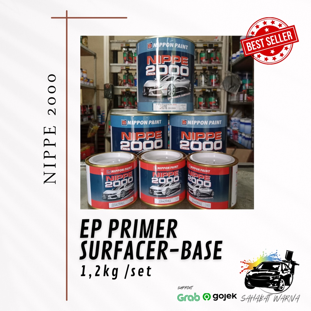Jual Nippe 2000 EP Primer Base - 1 L set/Epoxy/ Cat Dasar | Shopee Indonesia