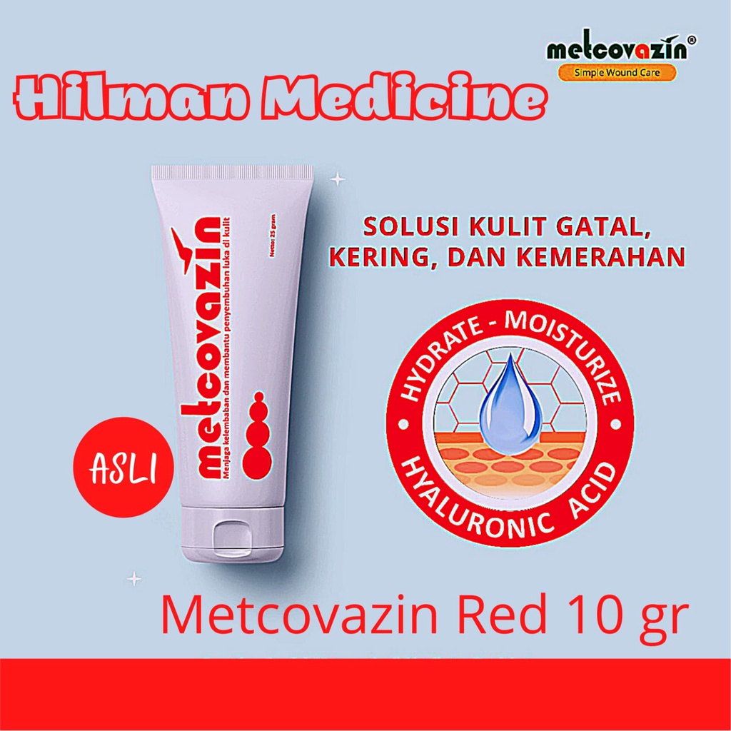 Jual Metcovazin Red 25 gr Obat, Salep, Krim Untuk Luka Radang, Percepat ...