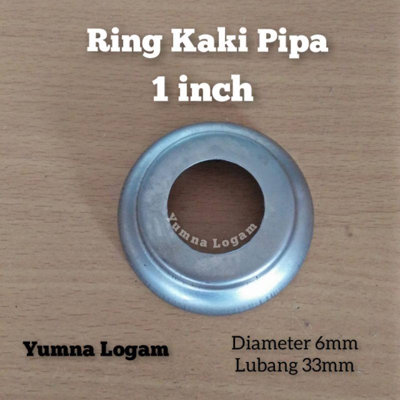 Jual RING PIPA/TAPAK PIPA/RING CEMBUNG 1" | Shopee Indonesia