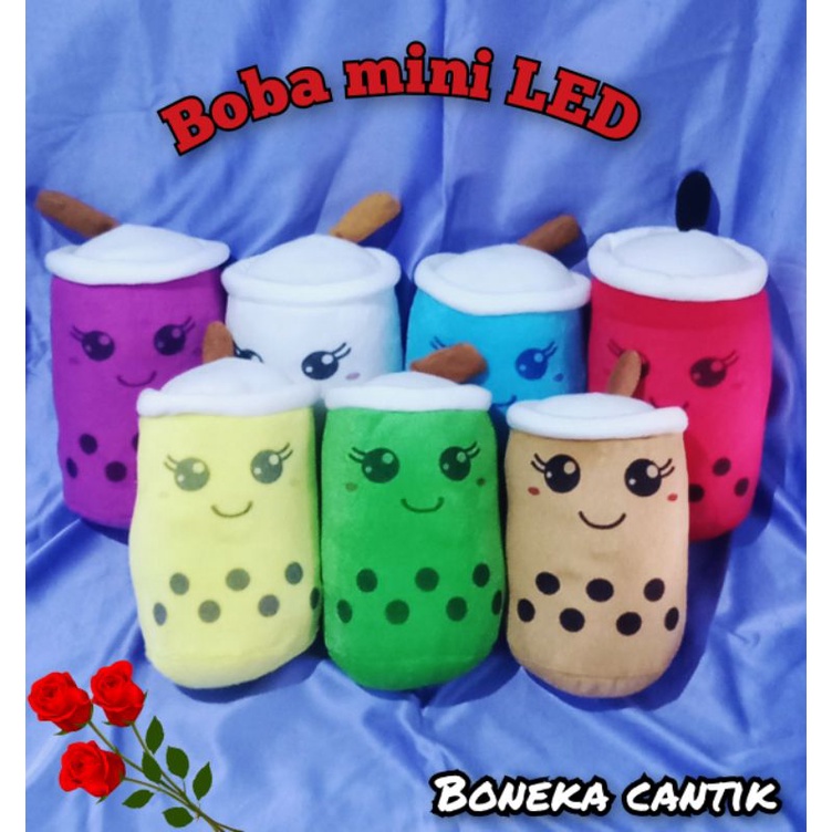Jual Boneka Boba ukuran mini/kecil LED/bisa nyala ditepuk | Shopee ...
