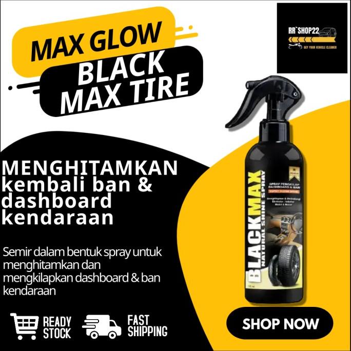 Jual Max Glow Black Max Spray Pengkilap Penghitam Dashboard & Ban ...