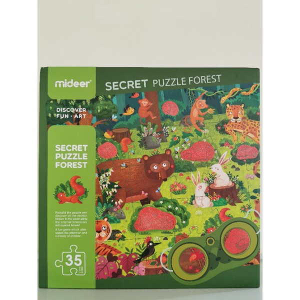 Jual Mideer Puzzle Secret Forest Theme 3+ Preloved | Shopee Indonesia