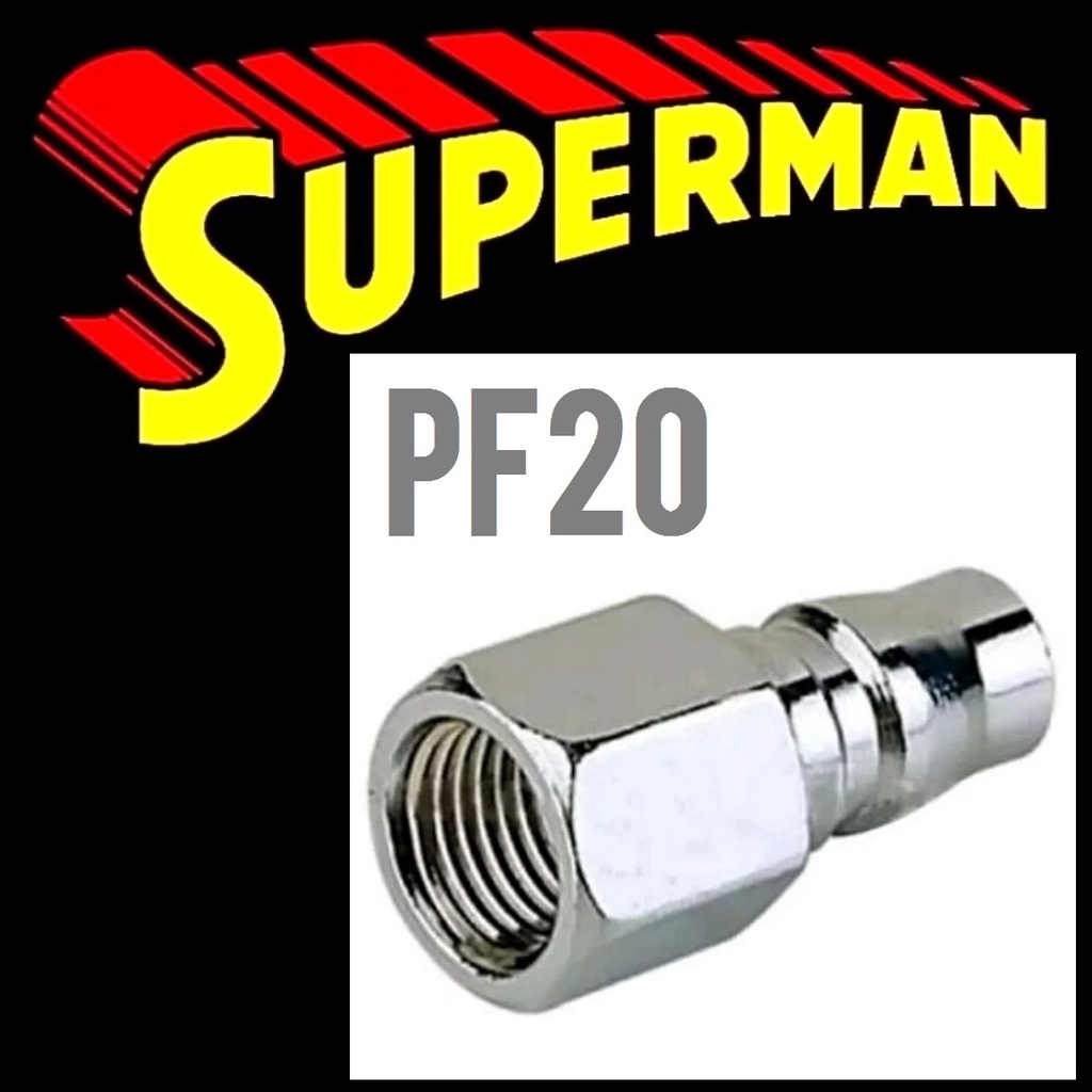 Jual QUICK COUPLER PF20 sambungan selang udara angin kompresor konektor ...