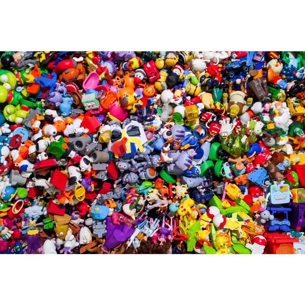 Jual Mainan Kiloan MCD, Happy Meal, KFC dll Preloved Random (Bersih ...