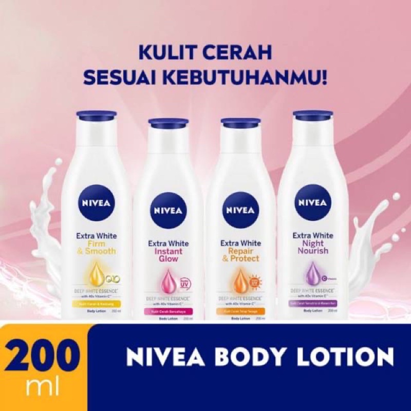 Jual Nivea Body Lotion Extra White Firm And Smooth Repair And Protect