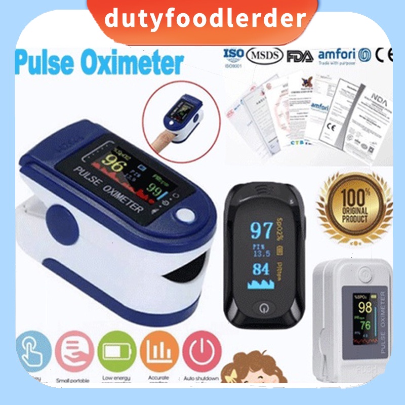 Jual Fingertip Pulse Oximeter Oximetry Sp02 Saturation Monitor LED ...