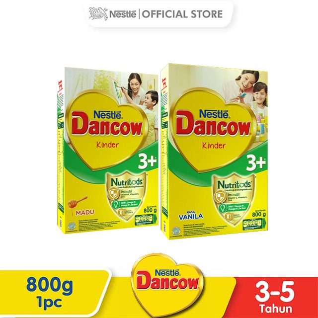 Jual Nestle DANCOW 3 plus Imunutri Susu Pertumbuhan 3-5 Tahun 800 gr ...