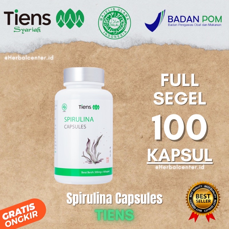 Jual Tiens Spirulina Capsules Original | Pelengkap Gizi & Nutrisi max ...