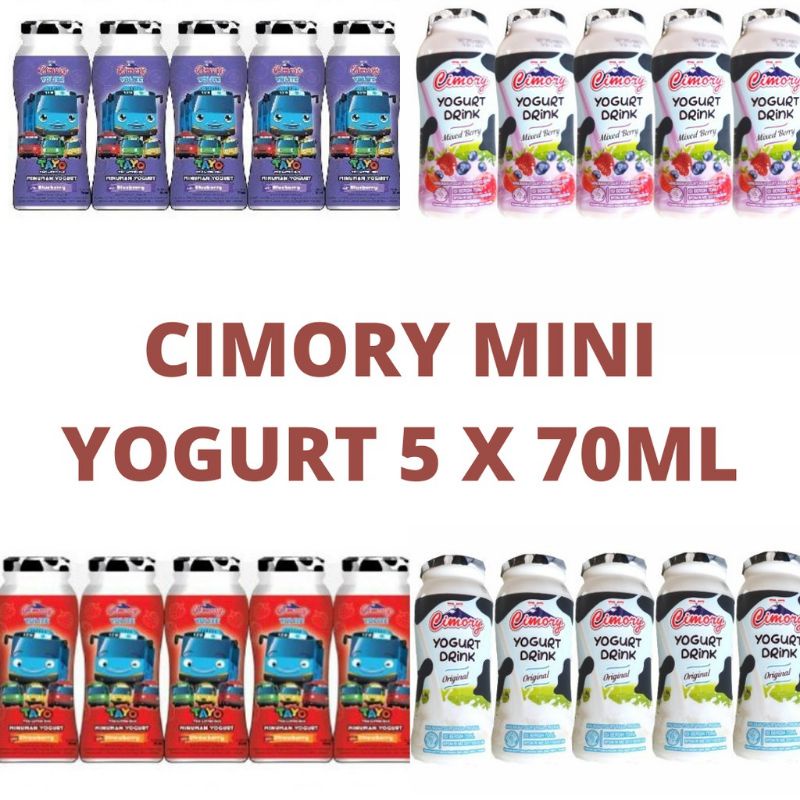 Jual Cimory Mini Yogurt Drink 5 x 70ml (ISI 5 , TOTAL 350ml) | Shopee ...