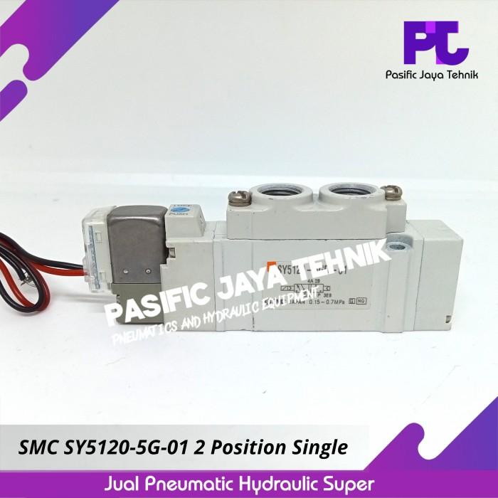 Jual Actuator Solenoid Valve 24V Smc Sy5120-5G-01 Sy Series | Shopee Indonesia