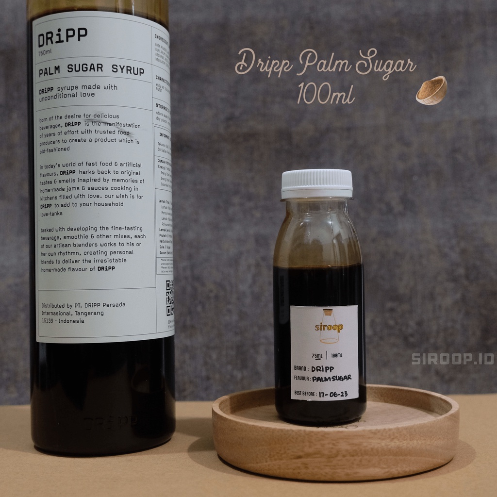 Jual DRiPP Flavour Syrup Repack Palm Sugar (30ml, 75ml, 100ml) | Shopee ...