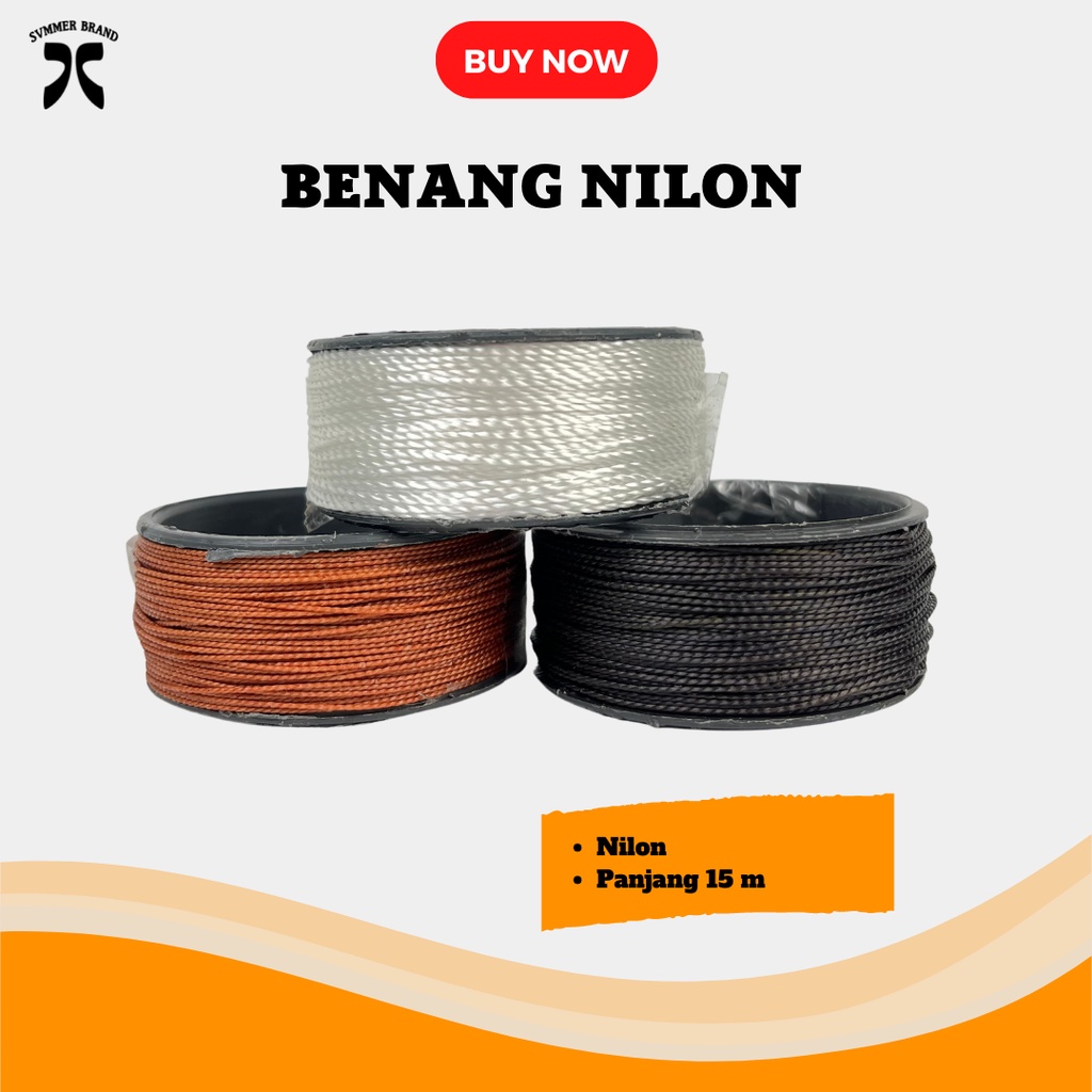 Jual Benang Nilon / Benang Sol Sepatu / Alat Jahit Sepatu Benang ...