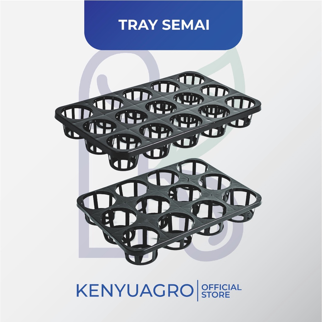 Jual KENYUAGRO Tray Semai 15 lubang / Pot Tray Bunga Anggrek / Tray Pot ...