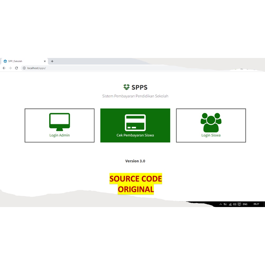 Jual Source Code Aplikasi Pembayaran SPP Sekolah Berbasis Web - SPPS V3 ...