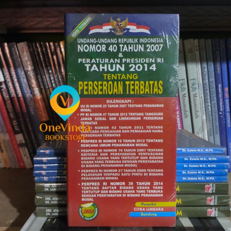 Jual Buku Undang-undang RI tentang Perseroan Terbatas no 40 tahun 2007 ...