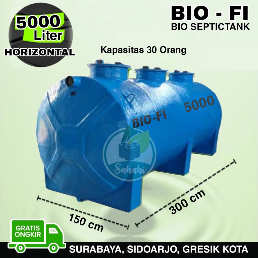 Jual Bio Septic Tank / Bio Tank Ukuran 5000 Liter 25 - 30 Orang Invoice ...
