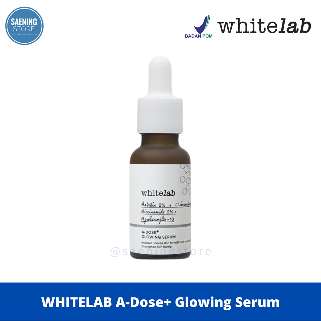 Jual Whitelab A-Dose+ Glowing Serum - Serum Arbutin Pencerah Pemutih Wajah Atasi Noda / Flek ...