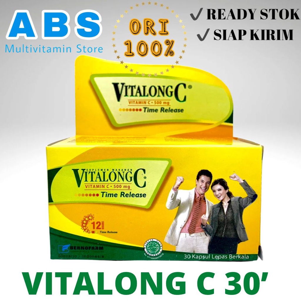 Jual vitalong c botol isi 30 kapsul | Shopee Indonesia