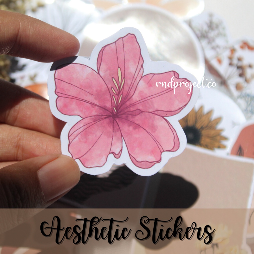 Jual Sticker Stiker Sticker Aesthetic Sticker Custom Setiker Sticker ...