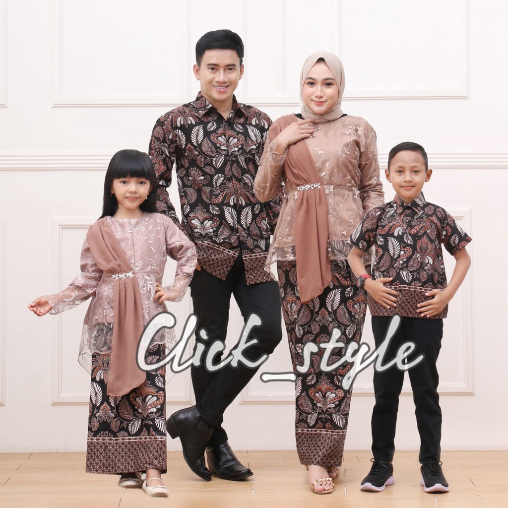 Jual kebaya keluarga kebaya wisuda kebaya batik fashion couple set ...