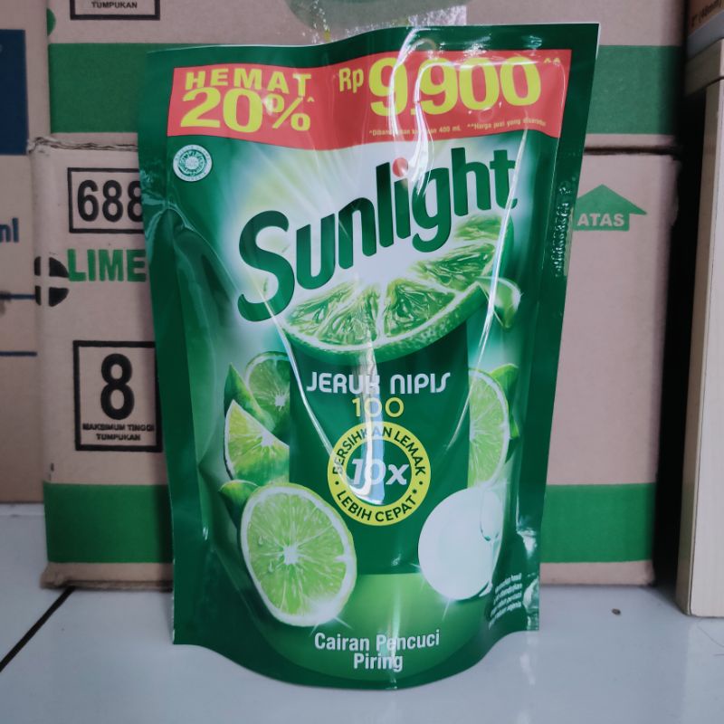Jual SUNLIGHT CAIRAN PENCUCI PIRING HEMAT 20% - Packing Kardus + Label ...