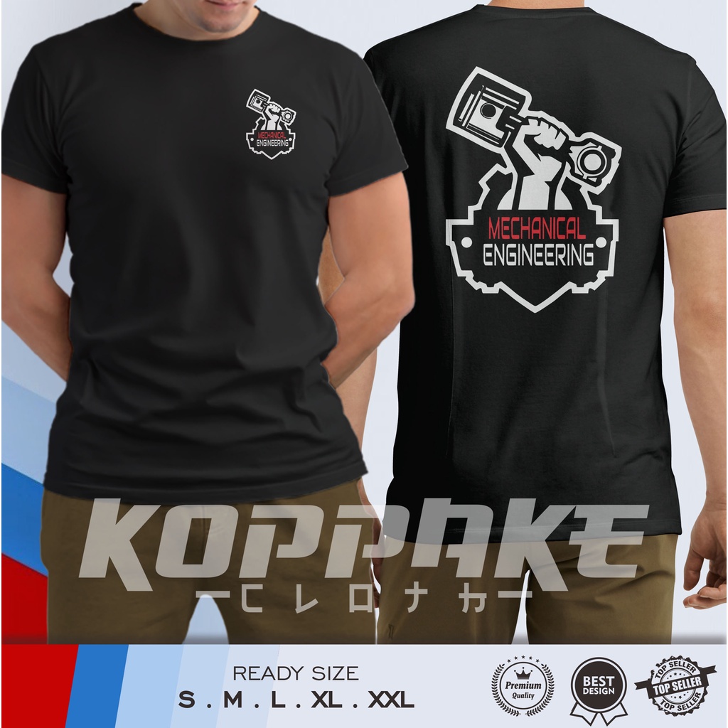 Jual Kaos Mechanical Engineering Teknik Mesin v3 Baju Otomotif | Shopee ...