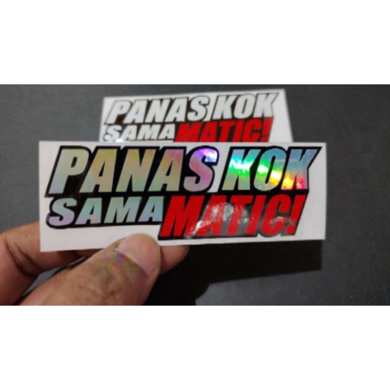 Jual Sticker cutting , stiker panas kok sama matic | Shopee Indonesia