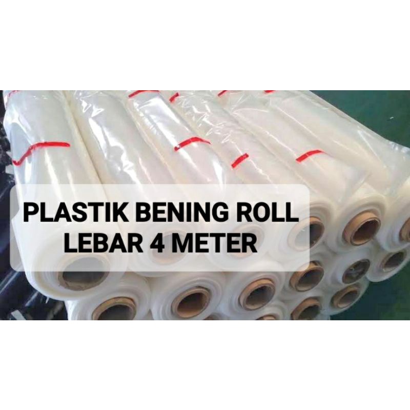 Jual Plastik Roll Bening Per Meter Plastik Meteran Bening | Plastik ...