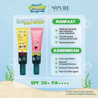Jual NPURE Sunscreen BTS SPONGEBOB PATRICK Cica Beat The Sun SPF 50 PA ...