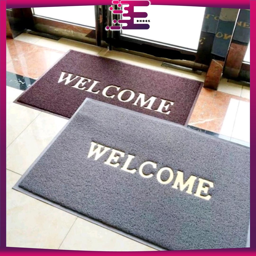 Jual Keset Welcome Alas Kaki Karet Plastik - Keset Bihun Antislip ...