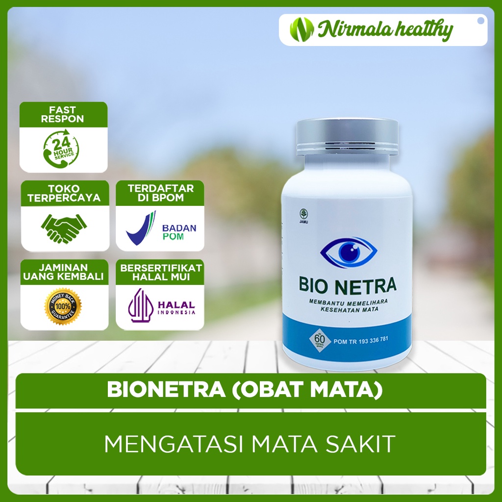 Jual BIO NETRA Kapsul Herbal Katarak Minus Glukoma Kapsul Mata | Shopee ...