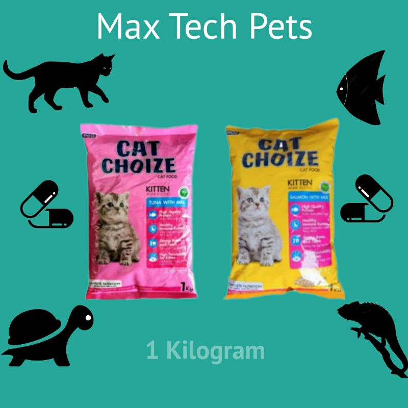 Jual Makanan Pakan Kucing Cat Food Cat Choize Kitten Salmon Tuna 1 Kg ...
