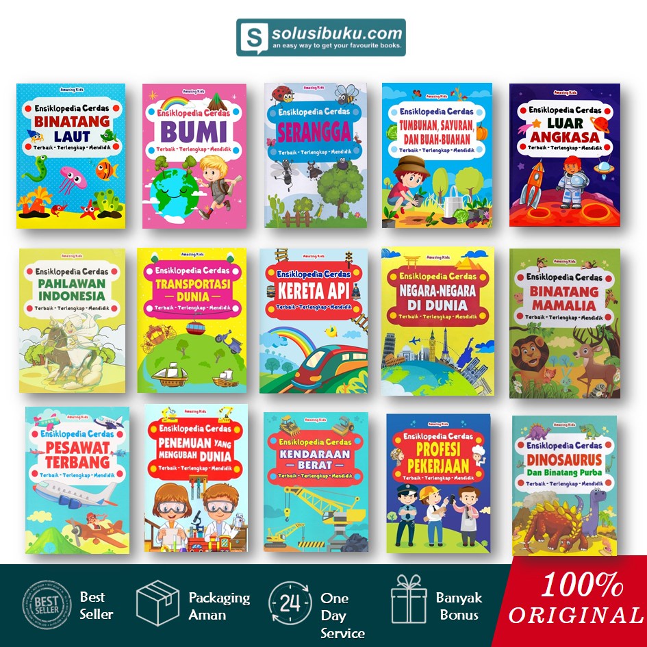 Jual Buku Anak - Seri Ensiklopedia Cerdas HC (C-Klik Media) | Shopee ...