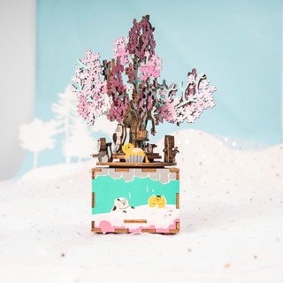 Jual KKV Rolife Cherry Blossom DIY 3D Puzzle Pohon Sakura Dengan Music ...