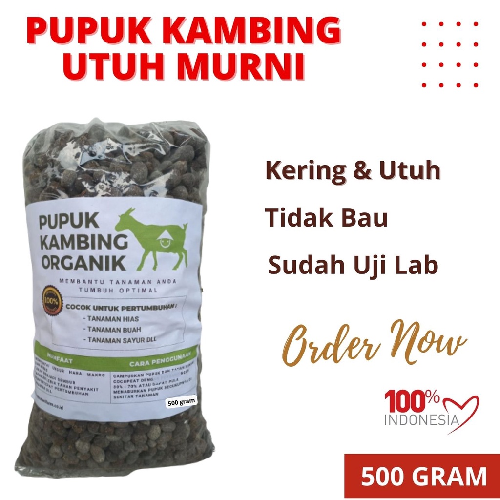 Jual Pupuk Kohe Kompos Kotoran Organik Kambing Domba Utuh | Shopee ...