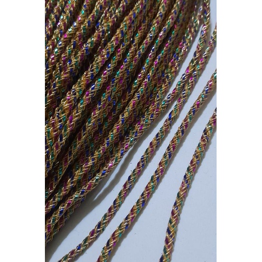 Jual Tali Hias Tali Tambang Tali Kreasi Tali Nilon Tali Gold Meteran ...