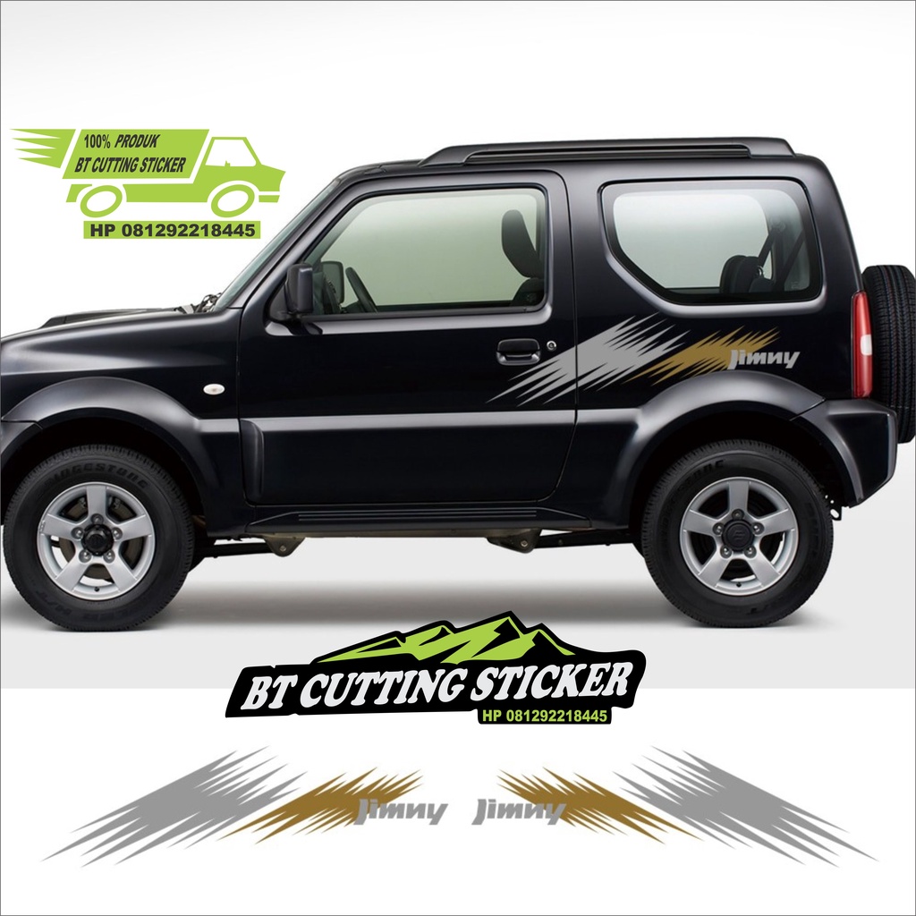 Jual sticker mobil stiker mobil suzuki jimny stiker coret stiker body suzuki jimny sticker ...