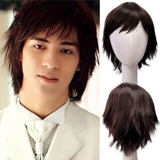 Jual wig rambut pria wig mullet pria wig pria wig pria rambut asli wik ...