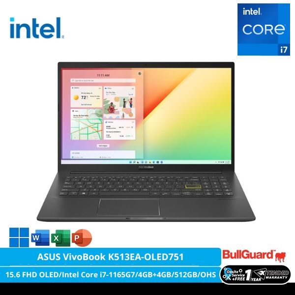 Jual ASUS VivoBook K513EA-OLED751 [15.6 FHD OLED/Intel Core i7-1165G7 ...