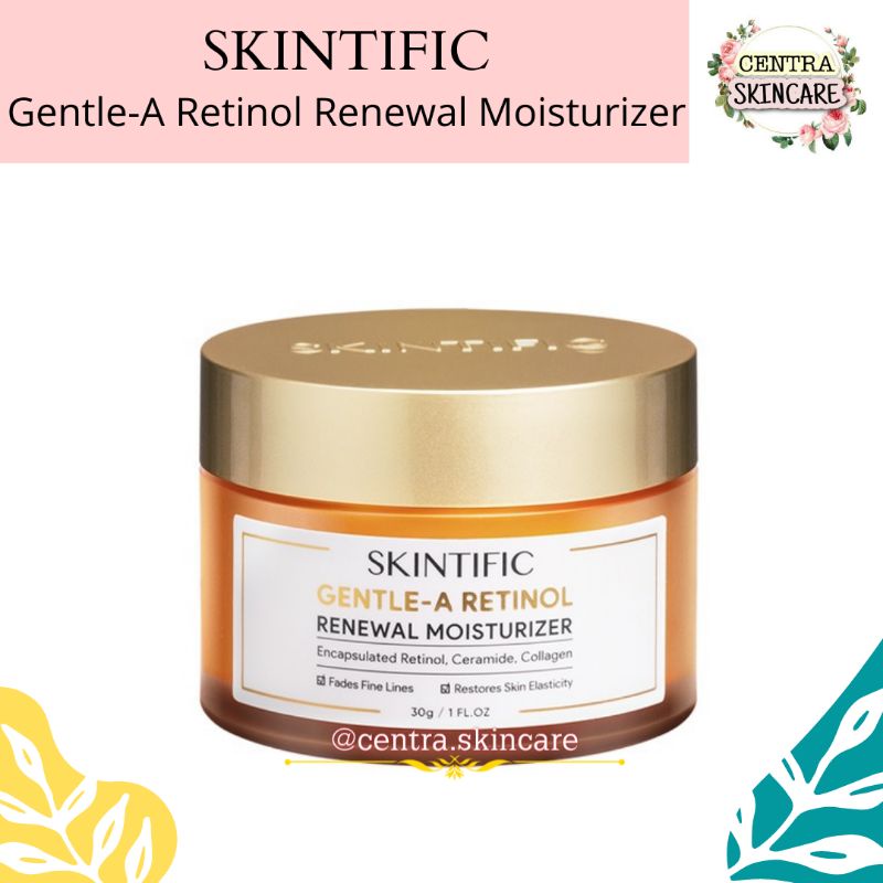 Jual SKINTIFIC Gentle-A Retinol Renewal Moisturizer Anti Aging | Shopee ...