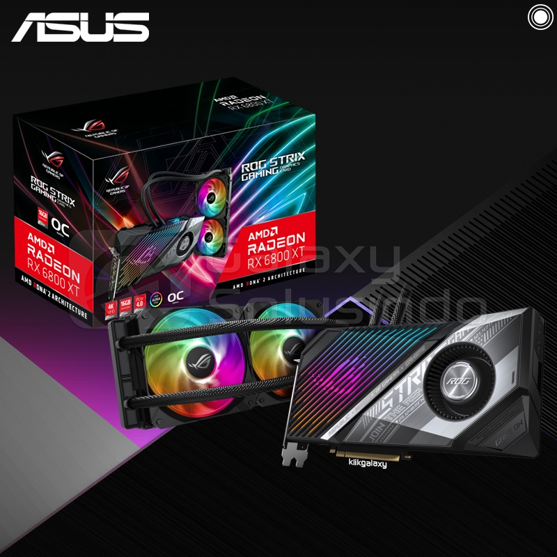 Jual ASUS ROG STRIX LC Radeon RX 6800 XT OC 16GB GDDR6 - VGA RX6800XT ...