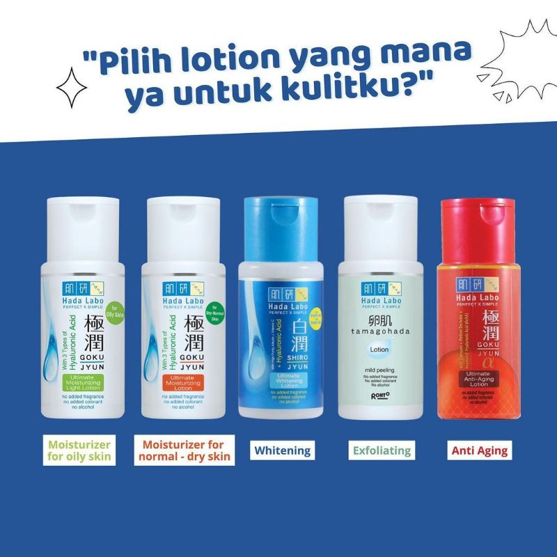 Jual Hada Labo Gokujyun Ultimate Moisturizing Light Lotion Hada Labo ...