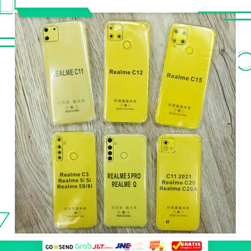 Jual Soft Case Bening Anticrack Realme 8/ 8 Pro/C1/ C2/ C3/ 2 Pro/ 3/ 3 Pro/ 5/ 5i/ 5 Pro/ C11 ...