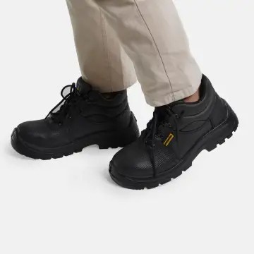 Jual Sepatu Safety Proyek Uk 38-43 Maxi Ankle Boots Besi Hitam Ace ...