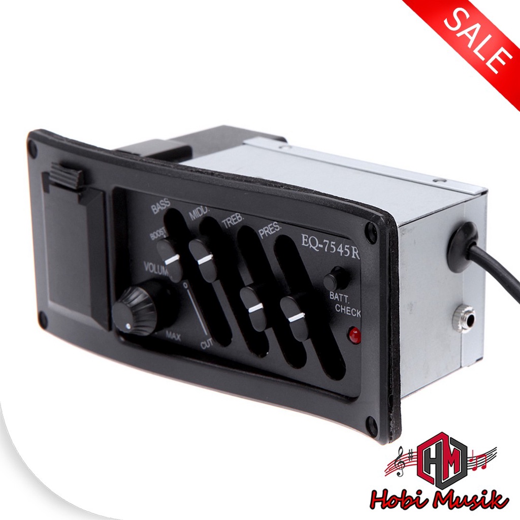 Jual Preamp Equalizer Gitar Akustik EQ7545 - Harga Murah | Shopee Indonesia